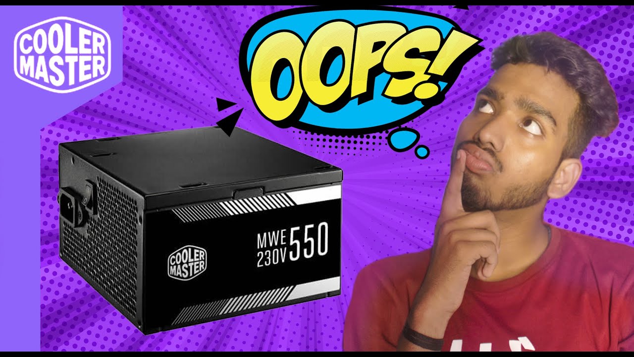 UNBOXING & REVIEW 🔥| Cooler Master MWE 550 SMPS | 80 PLUS Certified ...
