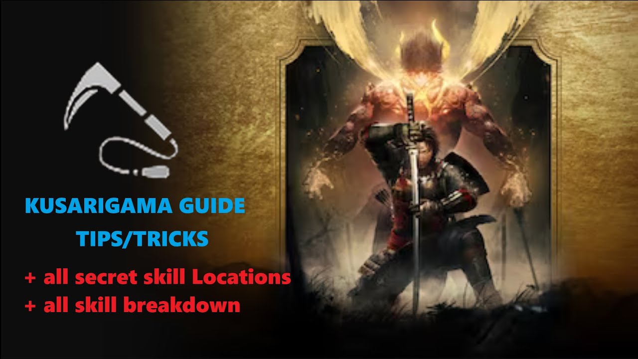 NIOH 2 KUSARIGAMA GUIDE + all secret skill locations - YouTube