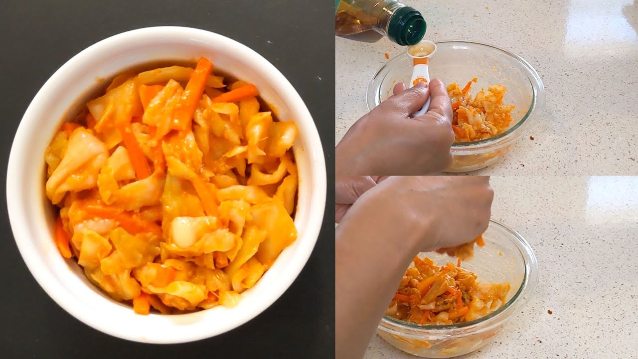 Kimchi (Indian Style) - YouTube
