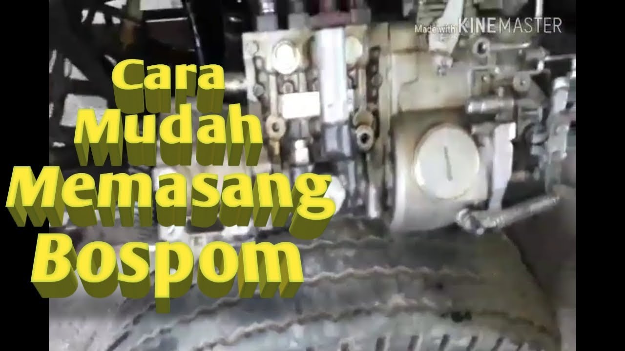 Cara Mudah Memasang Bospom - YouTube