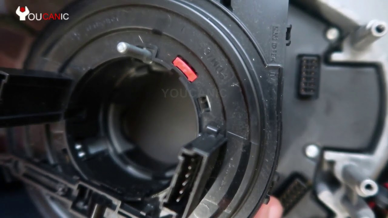 BMW Clock Spring Removal - YouTube