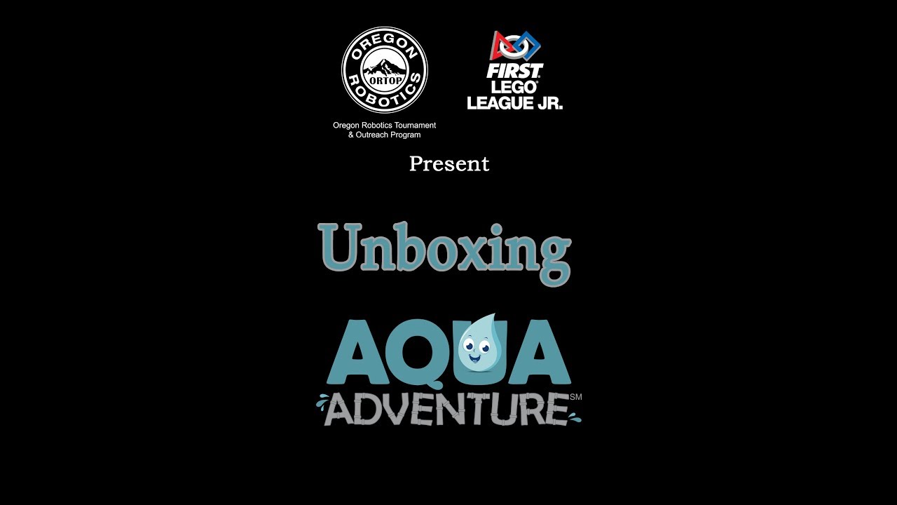 Unboxing FIRST LEGO League Jr AQUA ADVENTURE Inspire Set - YouTube