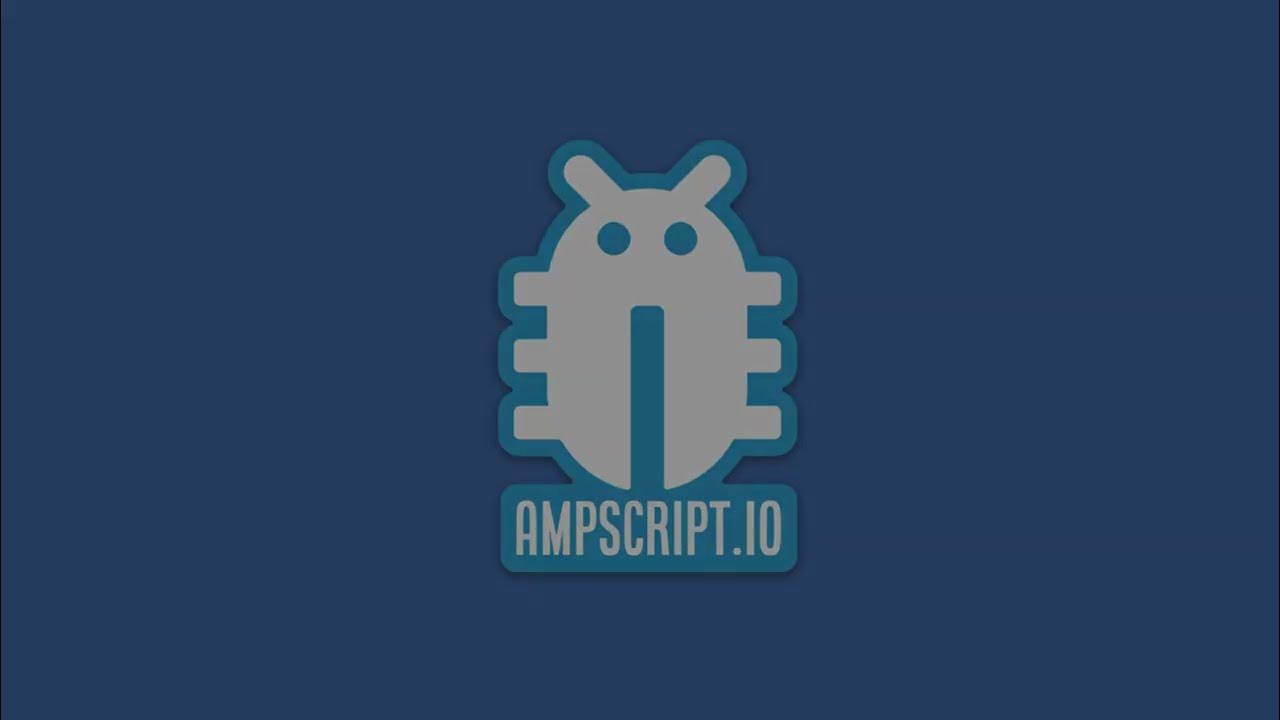Script faster with ampscript.io - YouTube