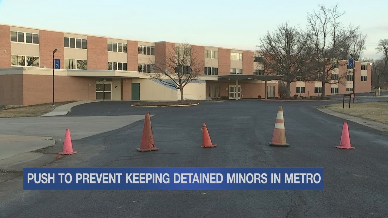 Locals push to prevent keeping detained minors in metro - YouTube