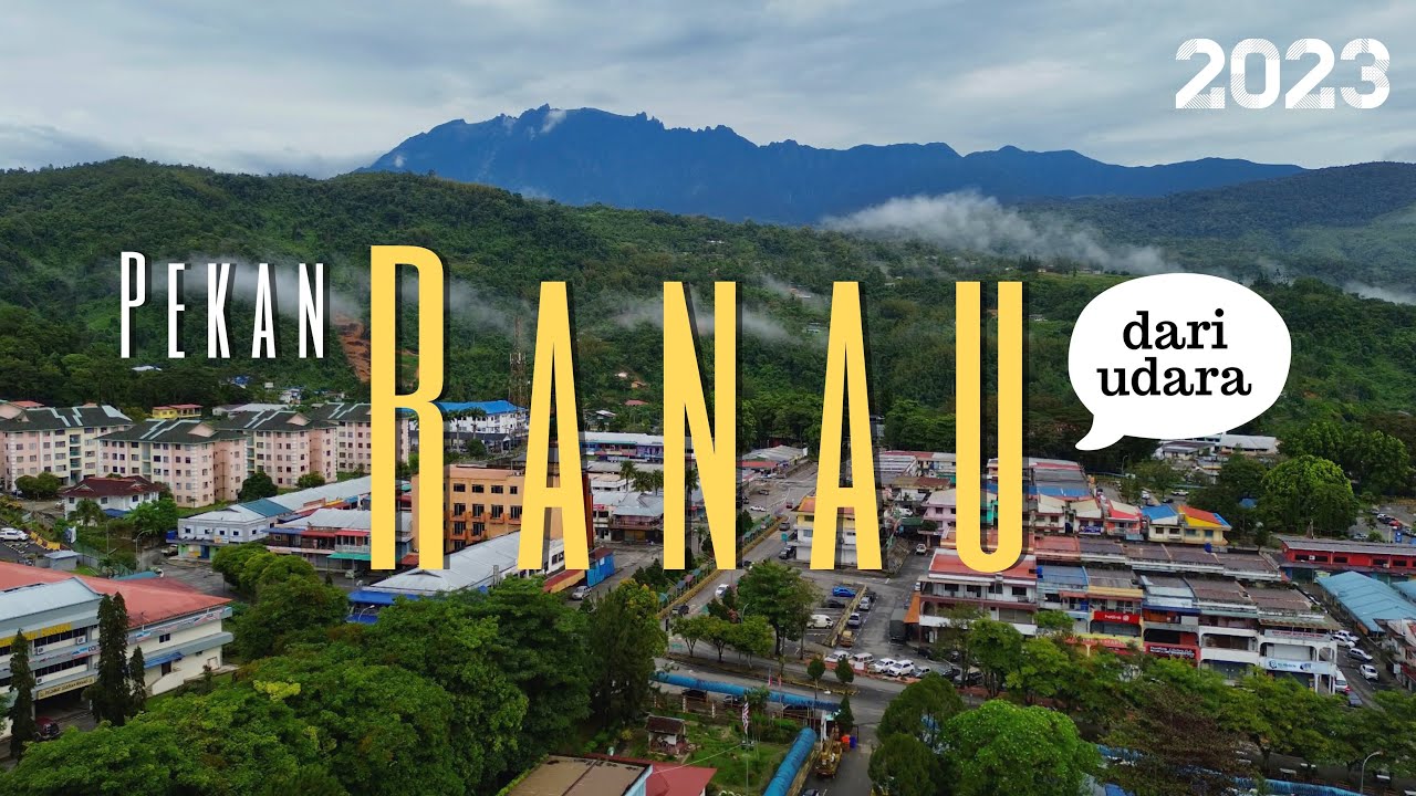 #udara_b 23 | Pekan Ranau, Sabah dari udara - YouTube