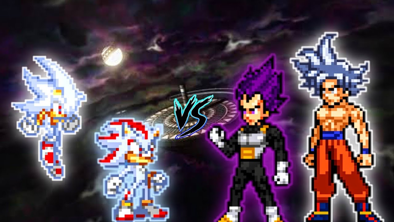 Hyper Shadow OP & Hyper Sonic V2.5 OP VS Goku DBFZ OP V2 & Vegeta Ultra Ego in Jump Force Mugen😱 ...