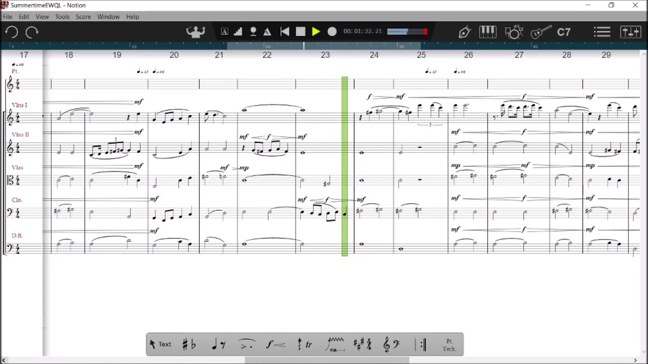 Summertime - Notion 6.4 and EWQL Symphonic Orchestra - YouTube