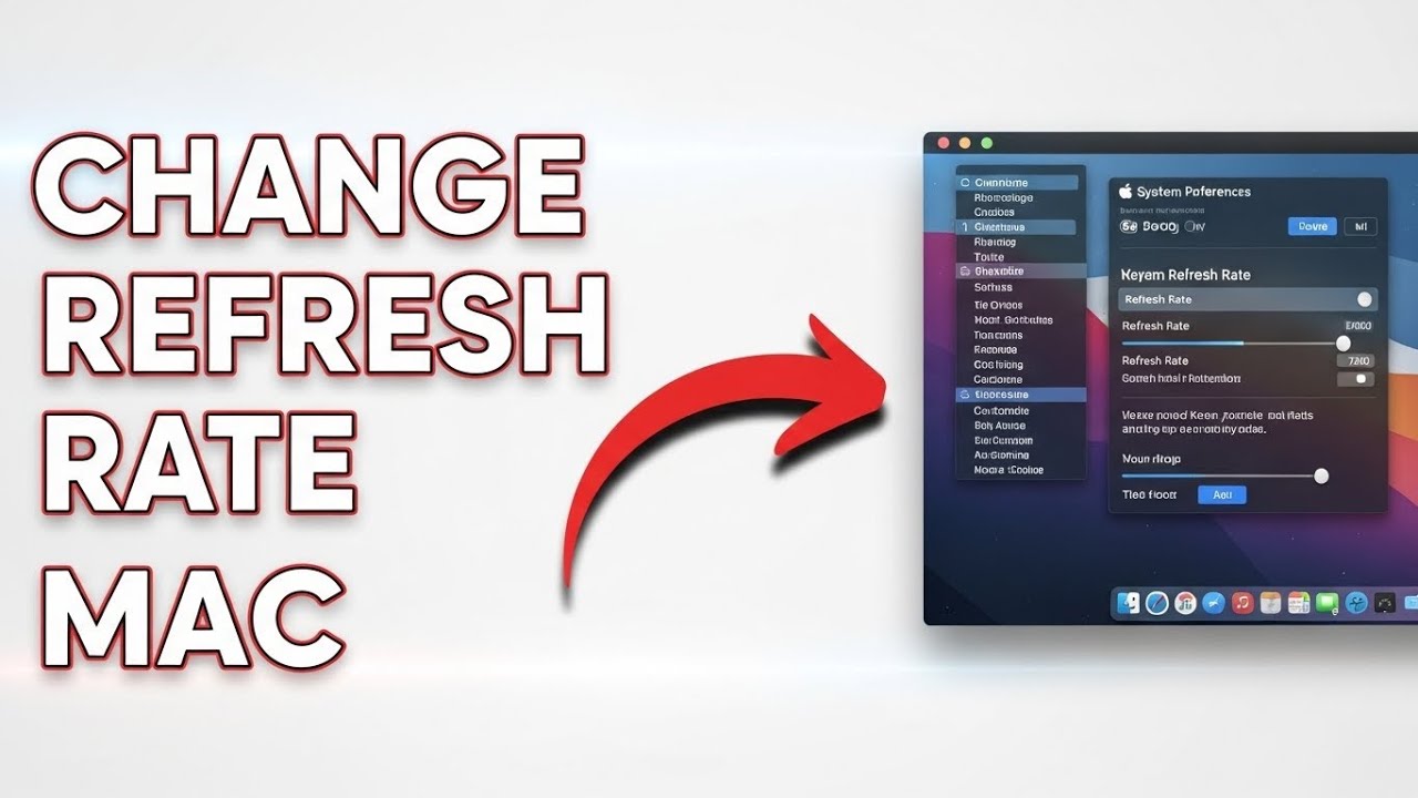 How To Change Refresh Rate On Mac? - YouTube