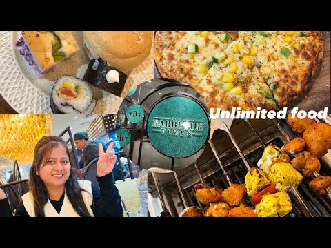 Part- 1 Unlimited food|| Biggest buffet in north India|| The barbeque ...