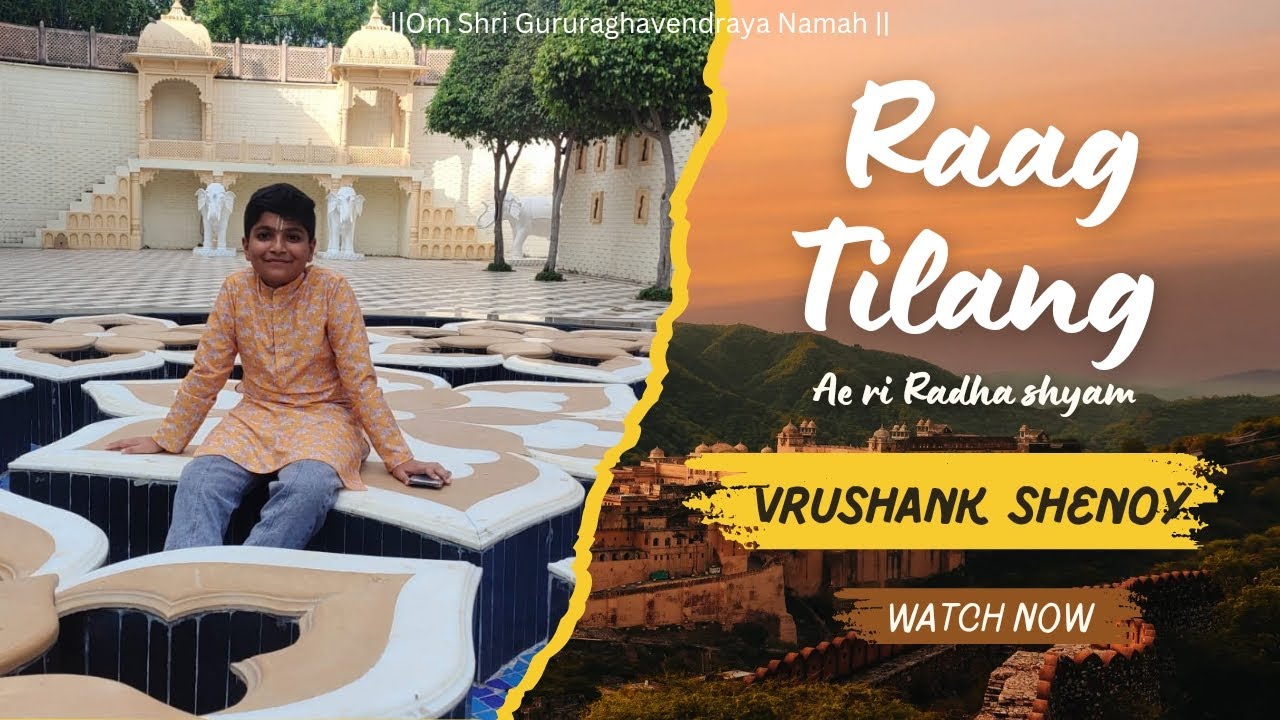 Vrushank Shenoy| Raag Tilang | alaap taan| Hindustani music | Raddison Blu| Udaipur| no filter ...