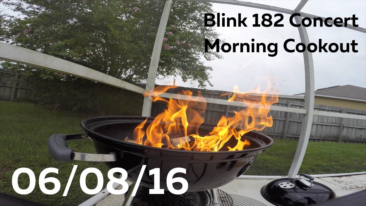 Blink 182 Concert, Morning Cookout - 06/08/16 - Huntley Brothers - YouTube