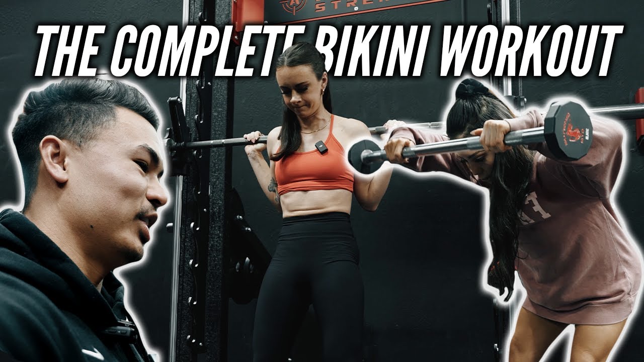 COMPLETE BIKINI COMPETITOR WORKOUT - YouTube