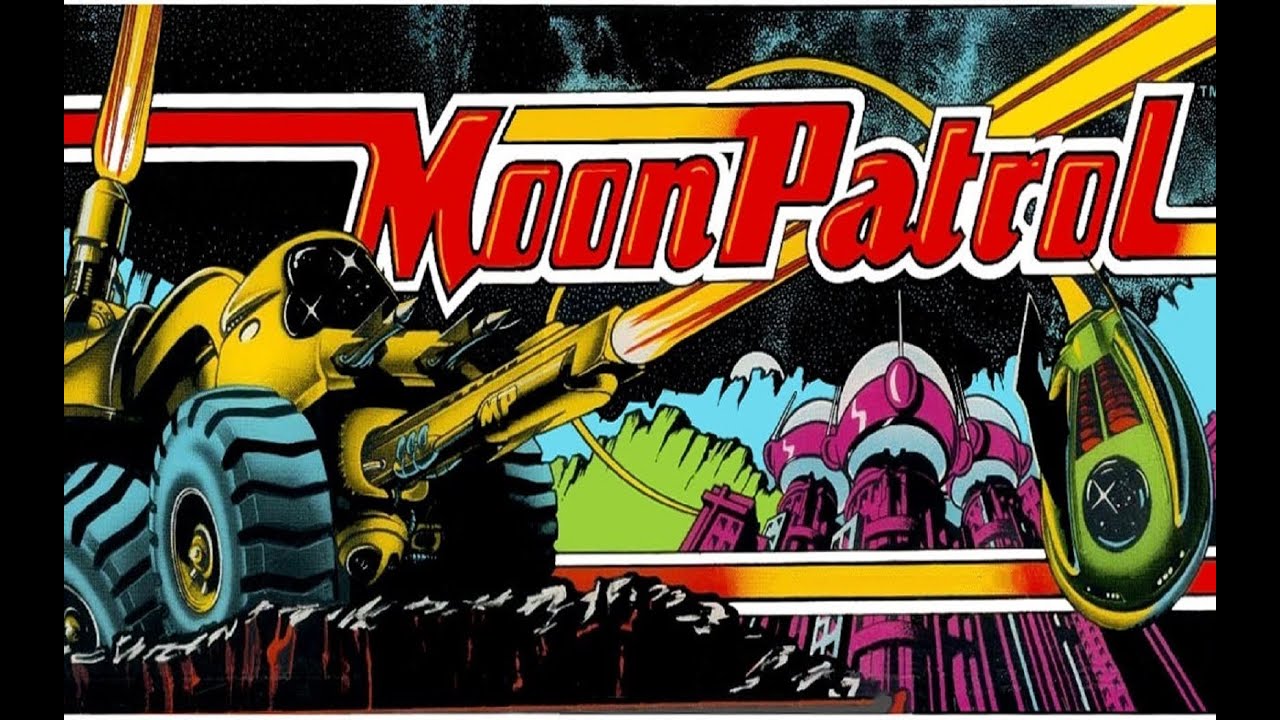 Playing Moon Patrol Arcade 1982 - YouTube