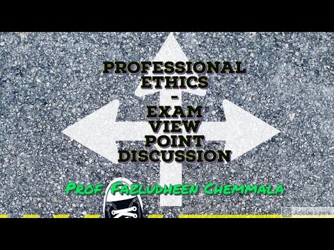 KTU S3/S4 - PROFESSIONAL ETHICS || Exam point of view discussion - YouTube