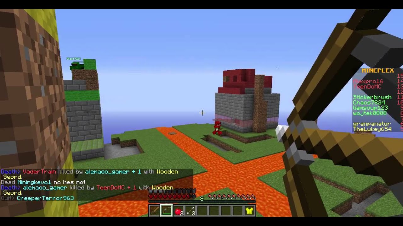 MinePlex Micro Battle! MAKING WALLS - YouTube