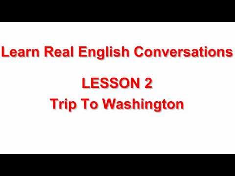 Trip To Washington Conversation | LEARN ENGLISH EVERYDAY - YouTube