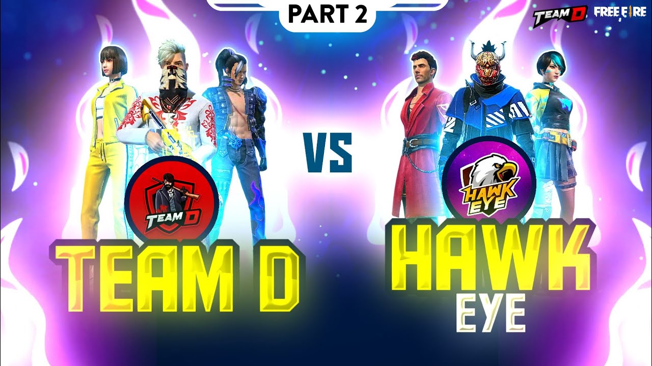 Team D💥 VS HawkEye⚡🔥| Garena free fire - YouTube
