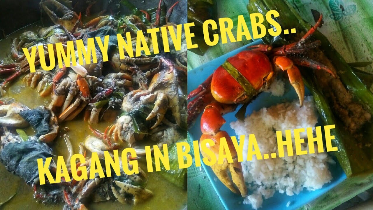 How to cook native crabs (kagang in bisaya) - YouTube