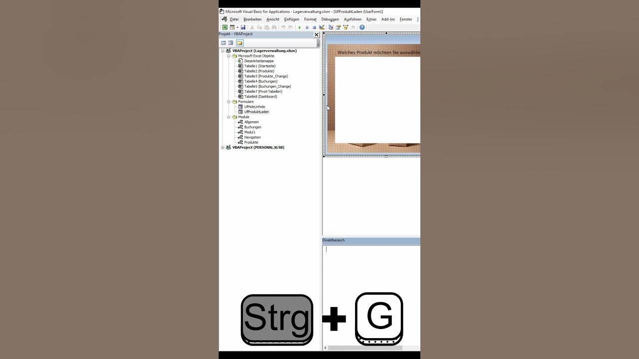 Die 5 wichtigsten Shortcuts | Excel VBA #shorts - YouTube