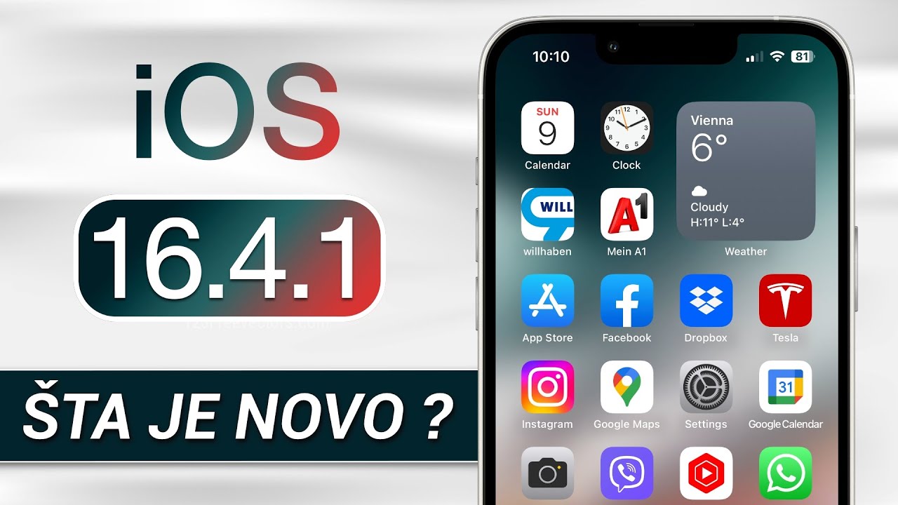 iOS 16.4.1 | Recenzija i utisci | Sta je novo? - YouTube