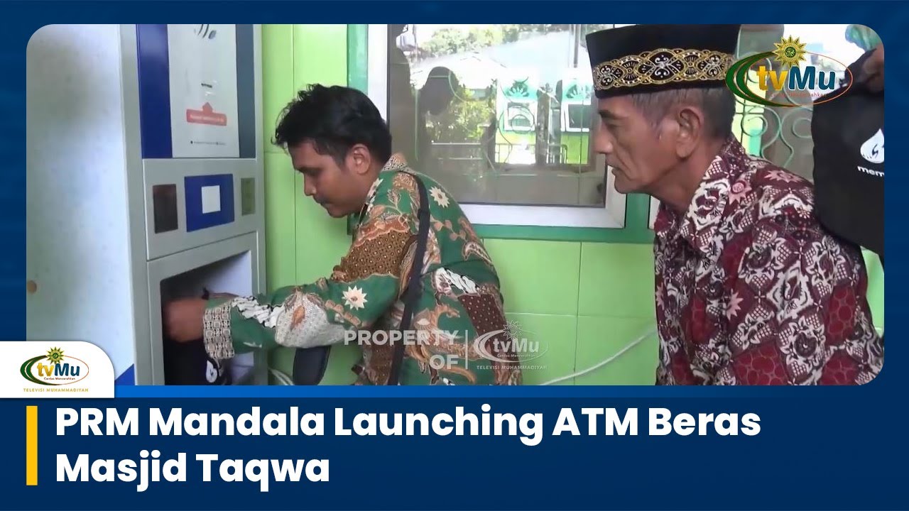 PRM Mandala Launching ATM Beras Masjid Taqwa - YouTube