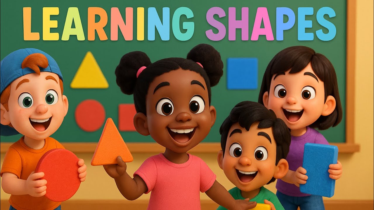 Shapes All Around Song For Kids | Fun Faith-Based Shape Learning ...