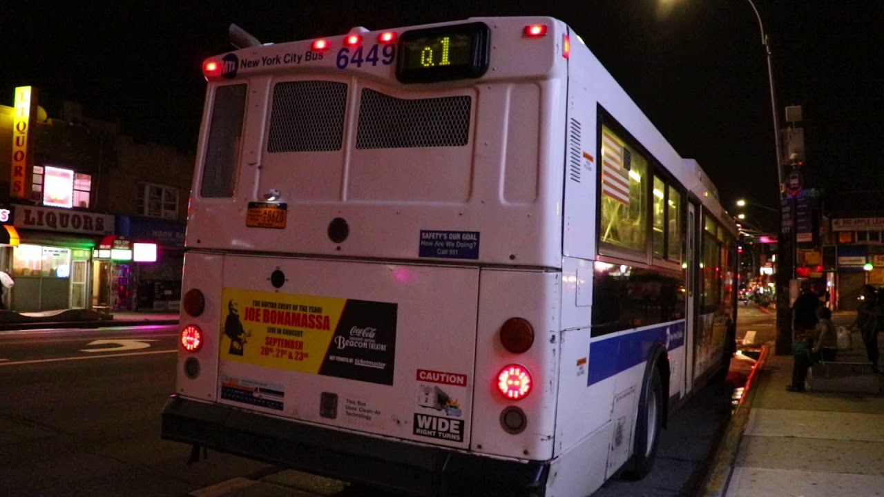 MTA New York City Bus 2004 Orion VII Hybrid 6449 On The Q1 @ Hillside ...