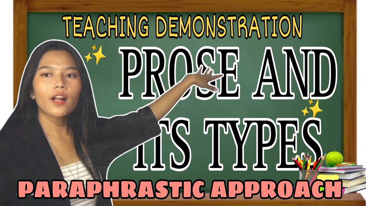 Teaching Demonstration Using Paraphrastic Approach|| BSED-ENG3 💪💙 - YouTube
