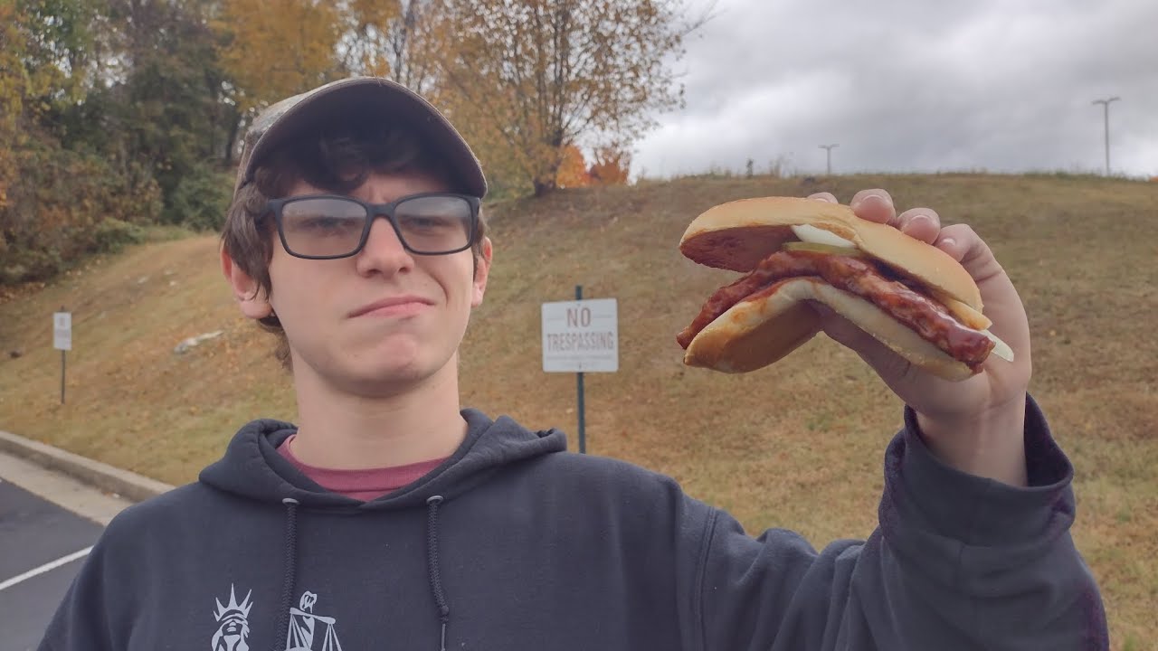 Eating The McRib For The First Time - YouTube