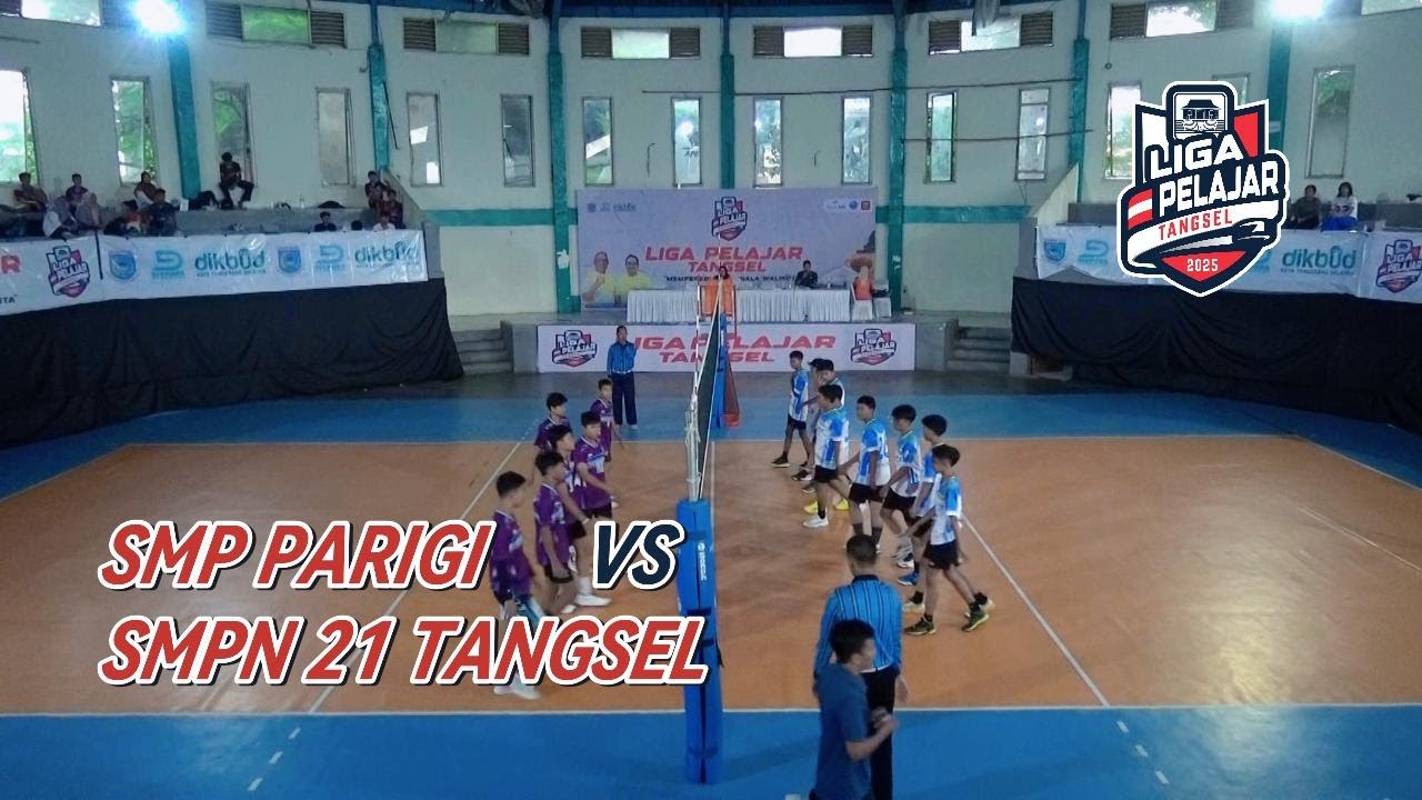 SMP PARIGI VS SMPN 21 TANGSEL | Liga Pelajar Tangsel - Cabor Bola Voli ...