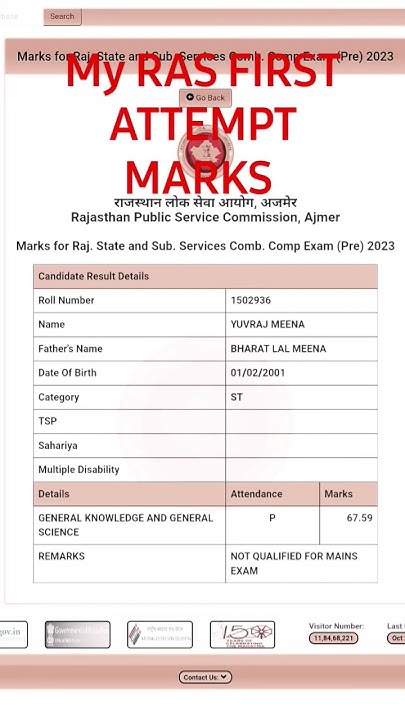 MY RAS FIRST ATTEMPT MARKS//RAS PRE MARKS KESE DEKHE//RAS PRE MARKS ...