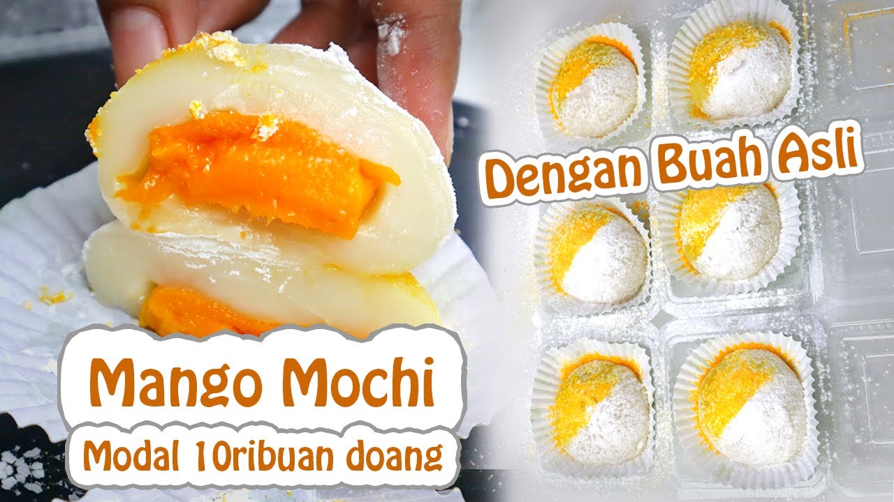 BUATNYA MUDAH DAN MURAH BANGET !! CUMA MODAL 10RIBU BISA BUAT KUE MOCHI ...