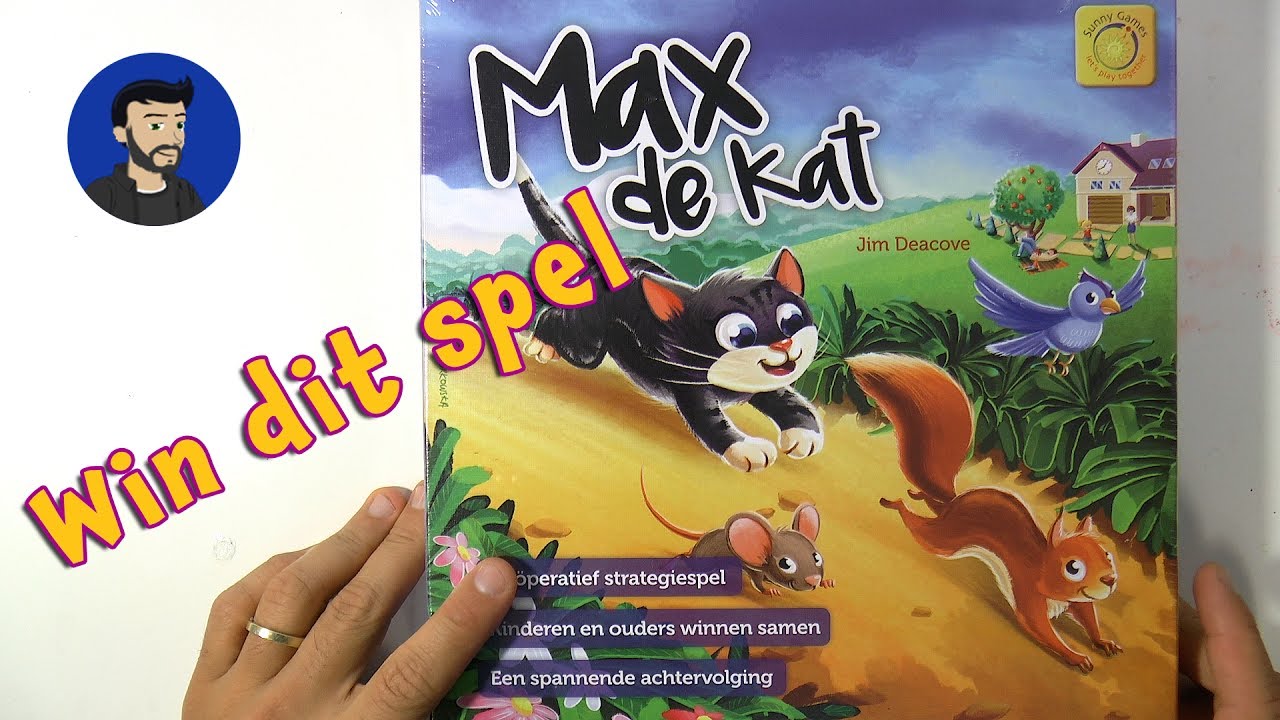 Win het Max de kat bordspel bij Juf Jannie - YouTube