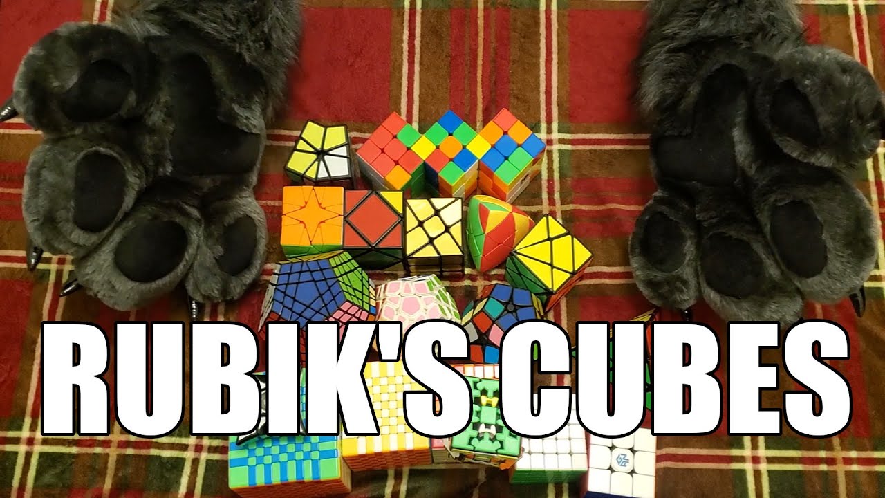 [Furry ASMR] Rubik's Cube Show and Tell! | Soft Spoken, Clicking, Plastic, Paws - YouTube
