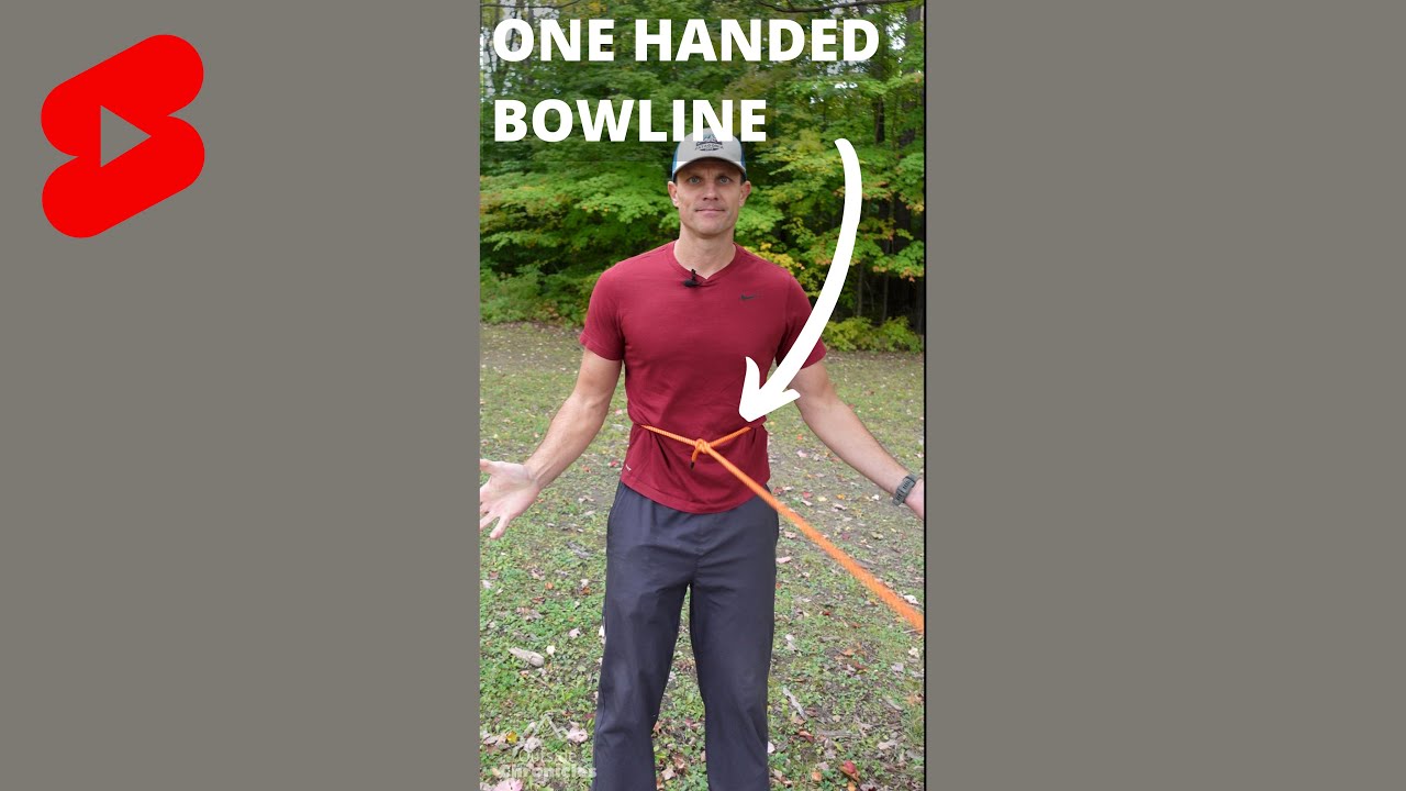 ONE HANDED BOWLINE #shorts - YouTube