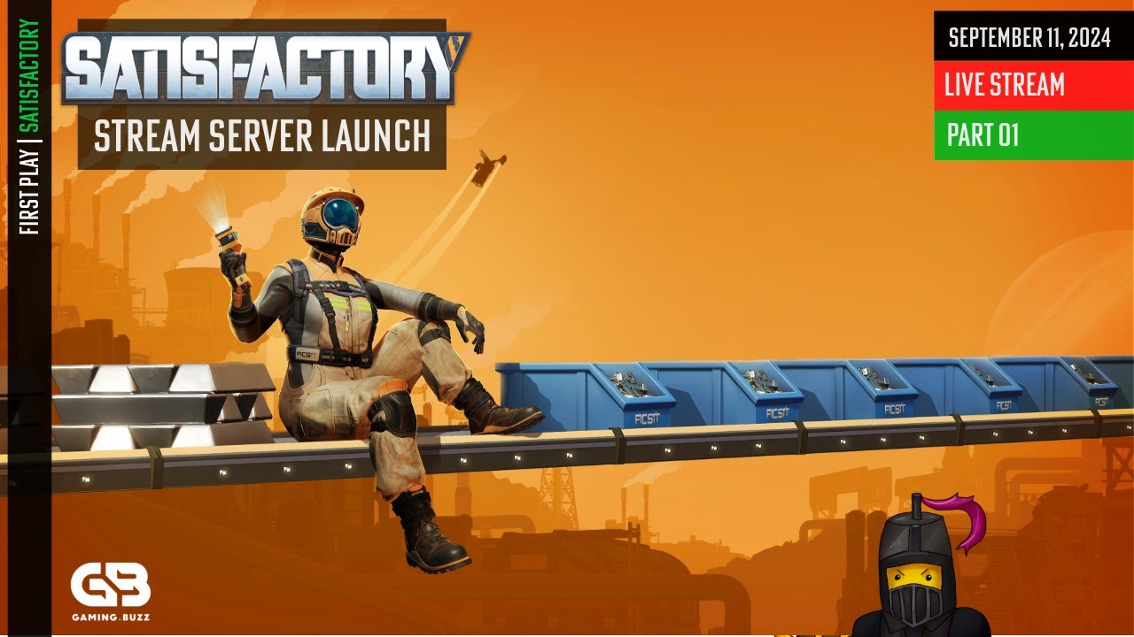 🚀 Gaming.Buzz Satisfactory Server Launch - Build, Explore, & Automate ...