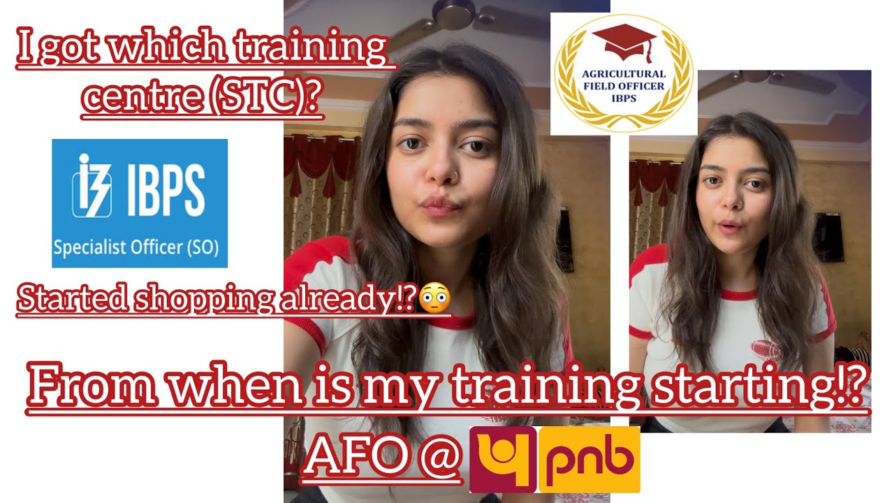Which STC I got? From when is training starting? Mail received from PNB ...