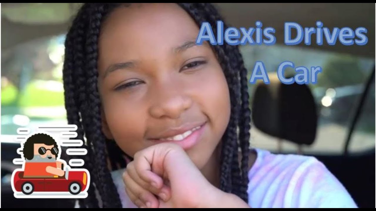 9 Year Old Alexis Talks Her Dad into Driving the Car - YouTube