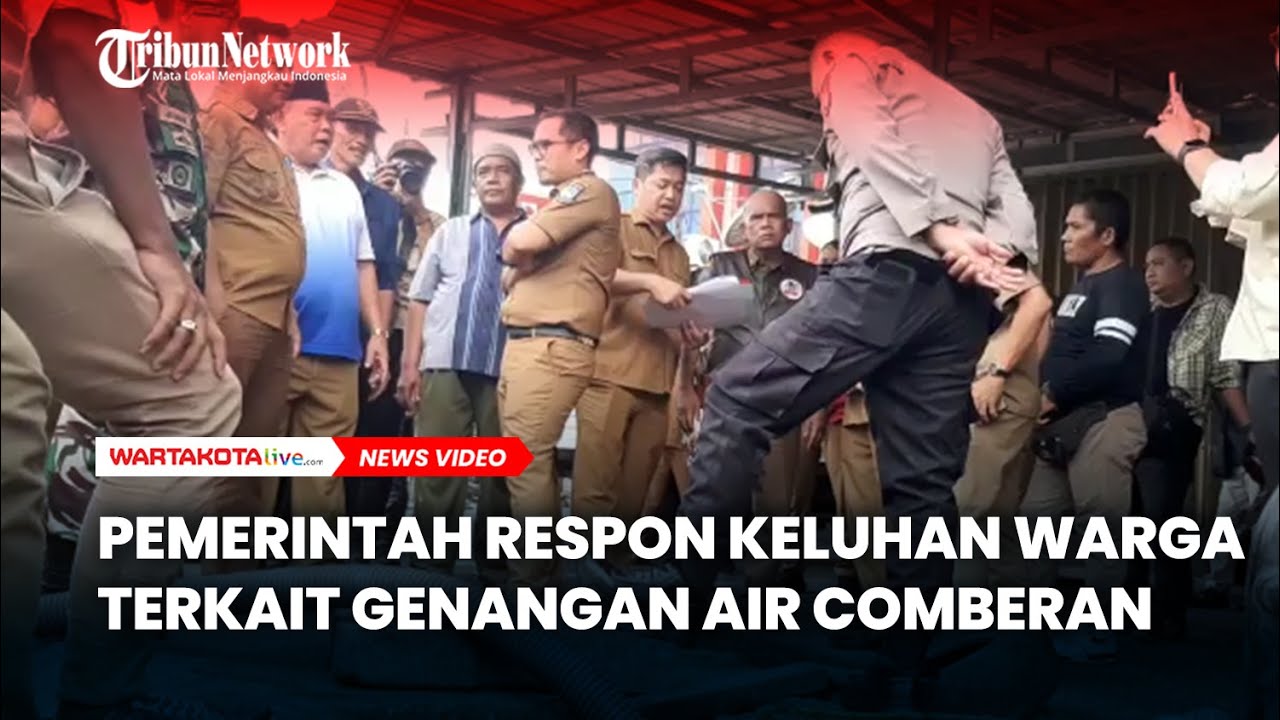 Pemerintah Respon Keluhan Warga Terkait Genangan Air Comberan - YouTube