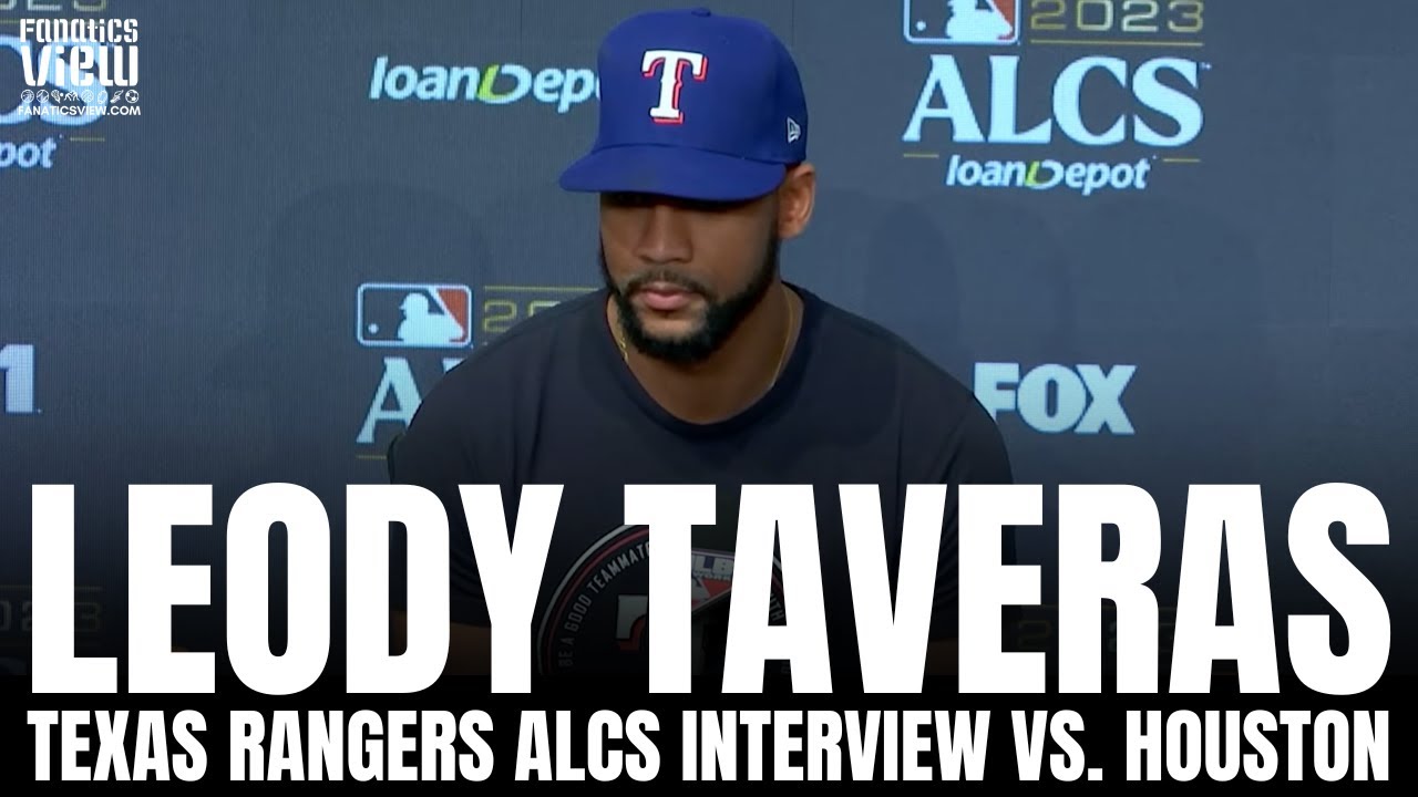 Leody Taveras talks 2023 Season, Jose Leclerc, Rangers vs. Astros ALCS ...
