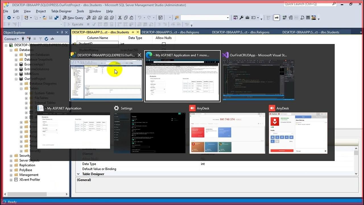 Class#08: ASP.net CRUD- DataTable, Update Data, Delete Data - YouTube