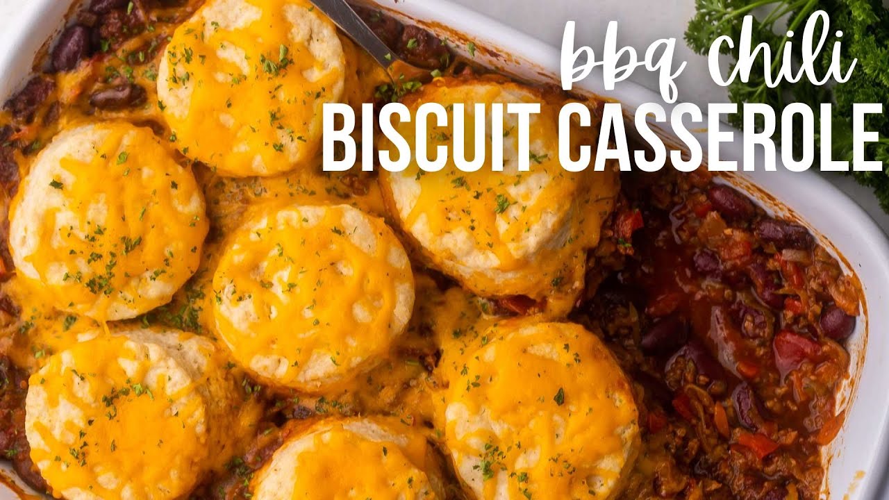 BBQ Chili Cheese Biscuit Casserole l The Recipe Rebel - YouTube