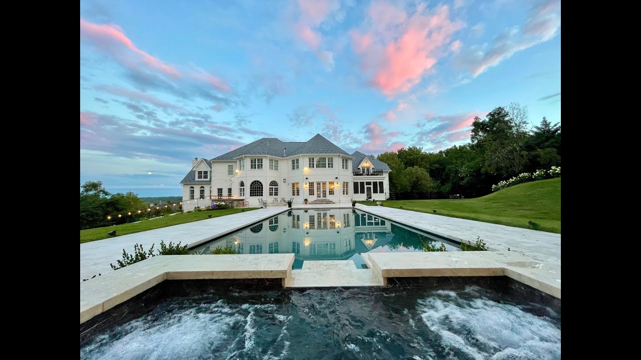 Our Stunning New Swimming Pool with Tanning Ledge, Raised Spa and Spill ...