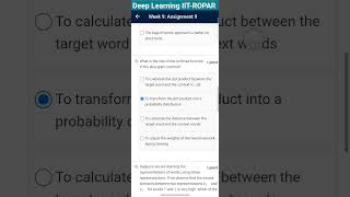 Deep Learning Iit Ropar Week 9 Nptel Answers 2024 Nptel Nptel2024 Nptel ...