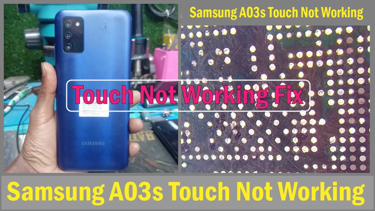 Samsung A03s Touch Not Working Fix Youtube