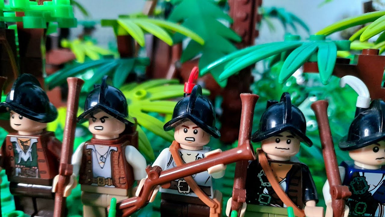 Lego Spanish Conquistadors Jungle Adventure stop motion (film) - YouTube