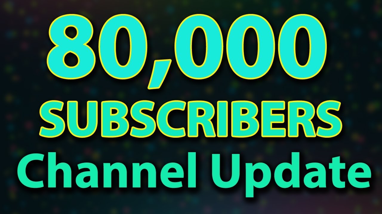 80000 SUBSCRIBERS | CHANNEL UPDATE | Black Magic Film Studios - YouTube