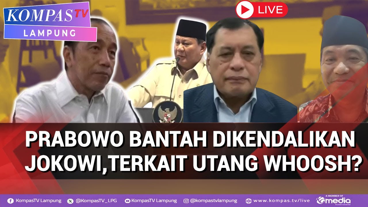 FULL Soal Alasan Prabowo Bantah Dikendalikan Jokowi, Terkait Utang ...