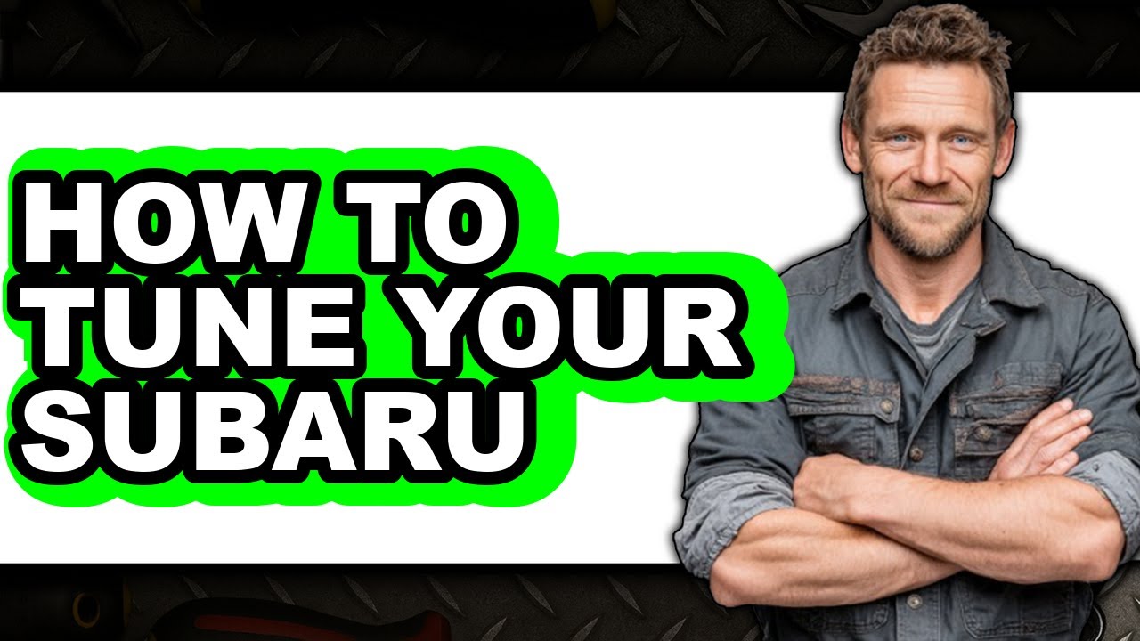 How To Tune Your Subaru (Easy Method) - YouTube