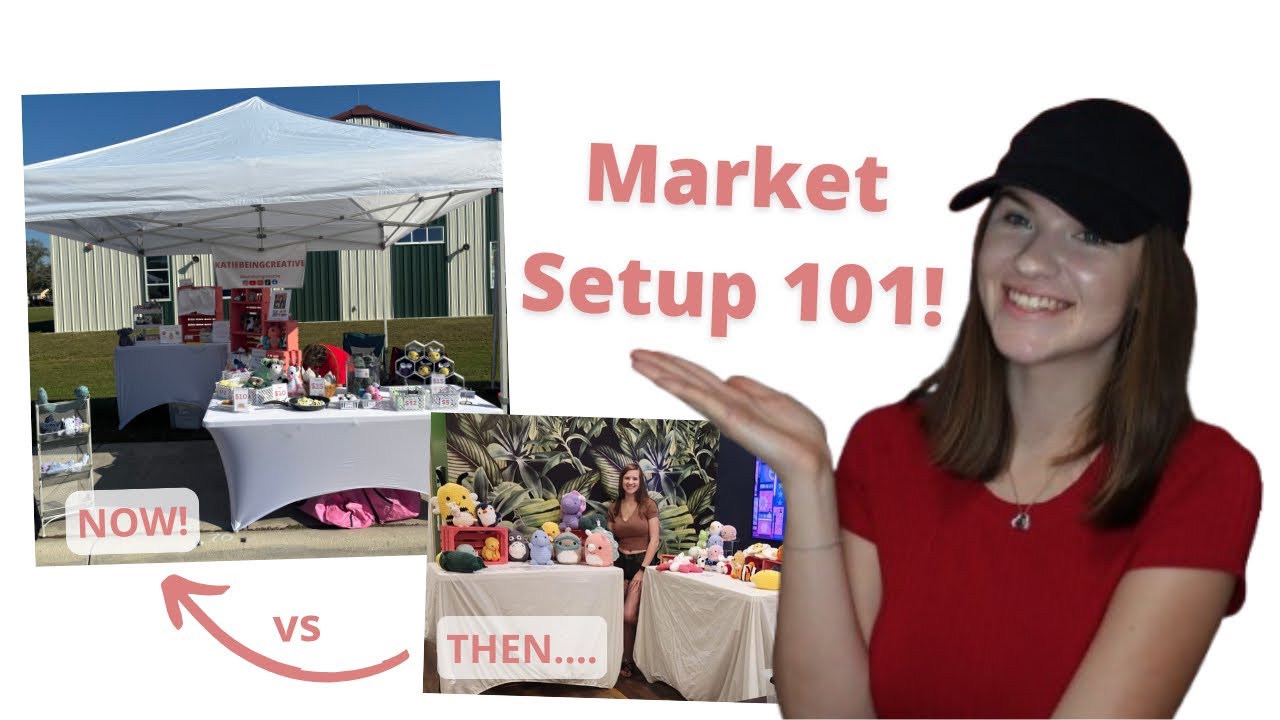 How To Setup At A Market As A Vendor + What You NEED For Selling At ...